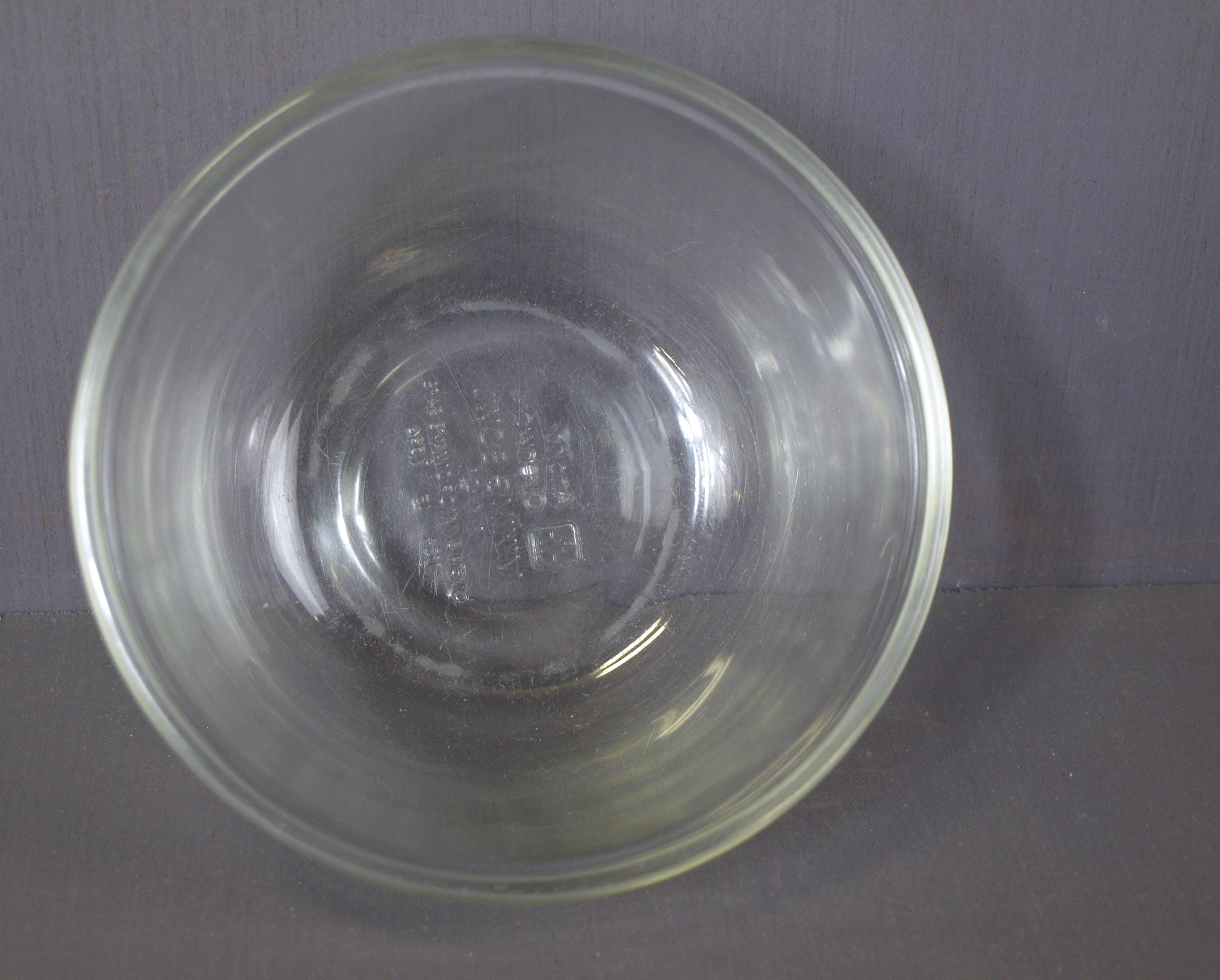 Vintage Glass Mixing Bowls, Set of 3 Nested in Graduated Sizes - One ...