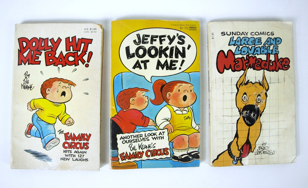 Family Circus and Marmaduke Paperback Sunday Comic Books - 1976 Jeffy's ...