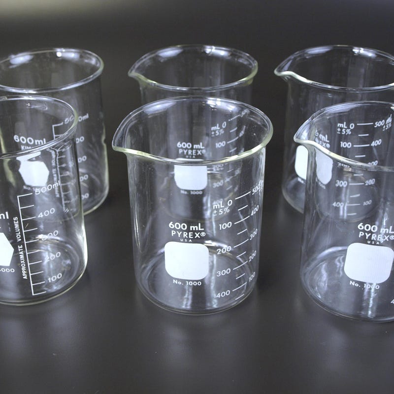Pyrex Vintage Lab Beakers - Etsy