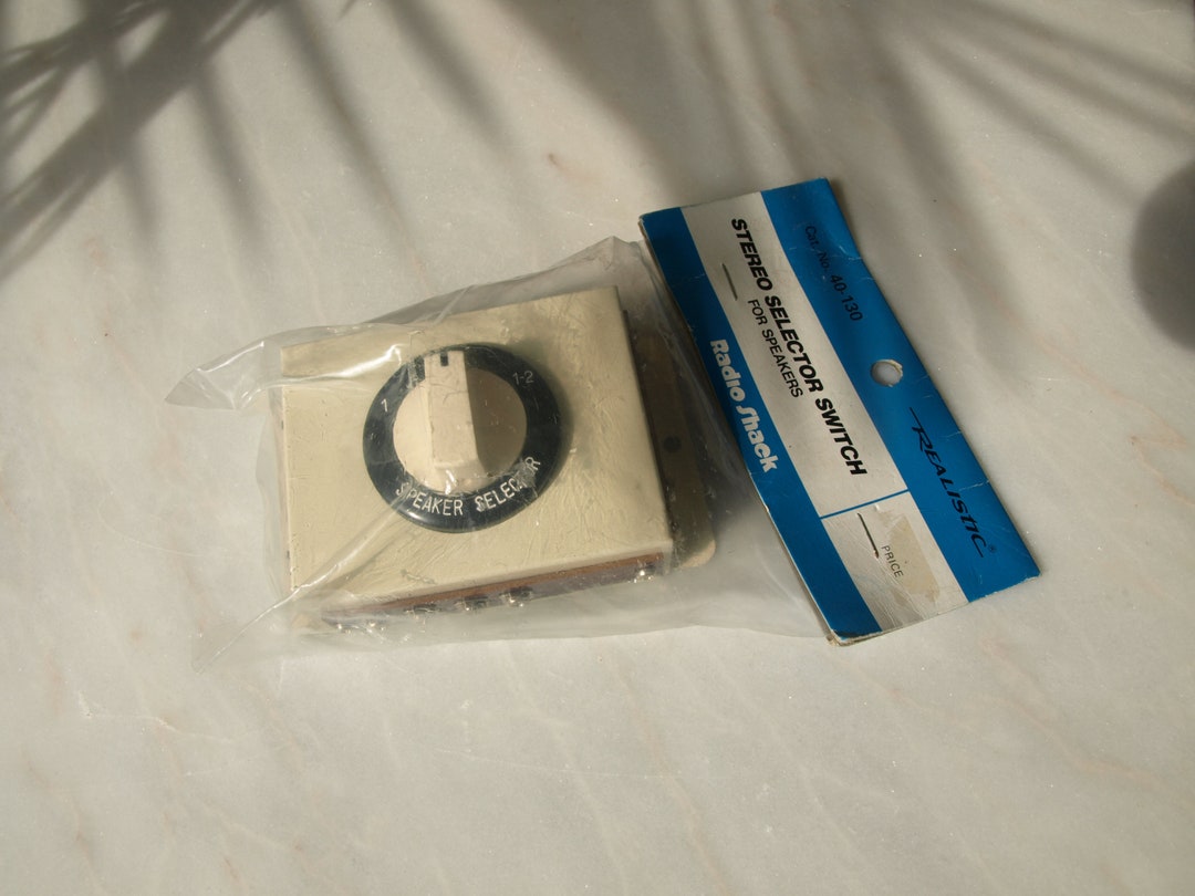 Vintage Realistic Stereo Selector Switch for Speakers Sold for Radio ...