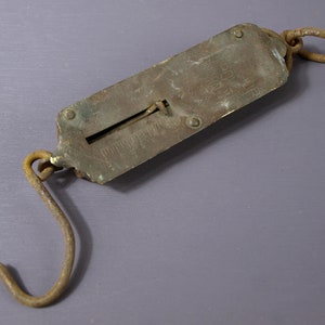Antique Exclesior Improved Hanging Spring Balance 50 LB Scale, Sargent ...