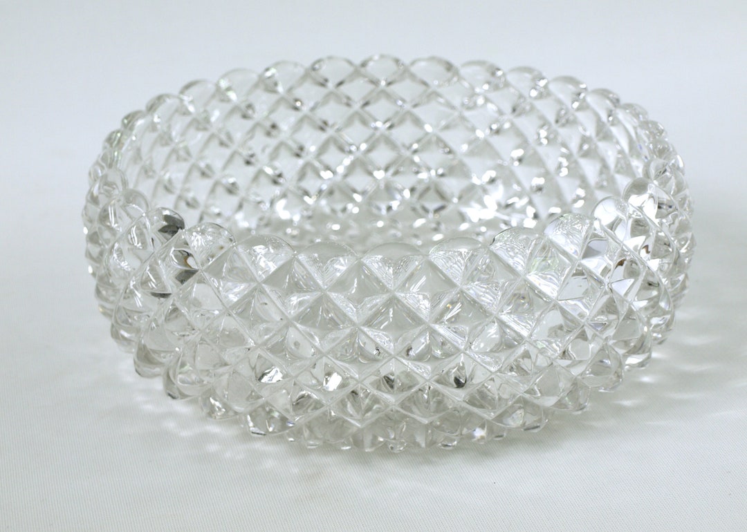 Vintage Anchor Hocking Miss America Large Serving Bowl - Clear Glass W ...