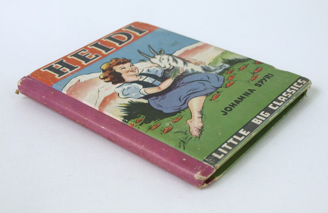 Vintage Children's Book, "heidi" by Johanna Spyri; Illust. by H.G ...