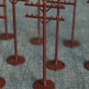 Vintage Marx Toys Miniature Telephone / Electric Poles for - Etsy