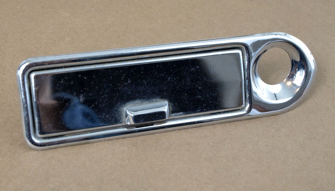 Vintage Chrome Car Door Armrest Ashtray Cover With Flip Lid - Luxury ...