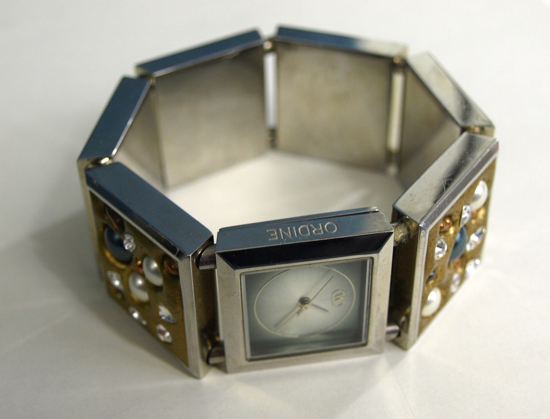 Vintage Wintex Ladies Wrist Watch - Ordine Disordine Clear Crystal ...