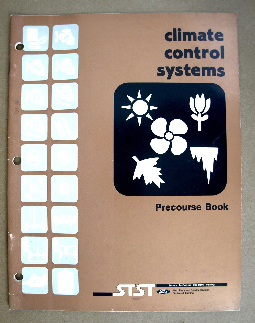 Vintage 1988 Ford STST Climate Control Systems Percourse Book in Very ...