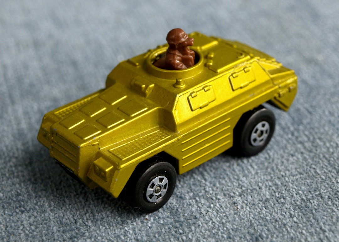 Vintage 1973 Lesney Matchbox Rolamatics No. 28 Stout Military Vehicle ...