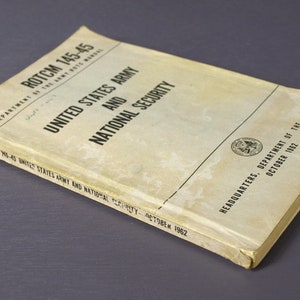 ROTCM 145-45 Dept. of the Army ROTC Manual, United States Army ...