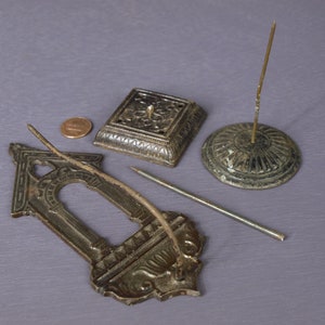 Antique Cast Iron Receipt Holders, Circa Early 1900's - Set of 3 in ...