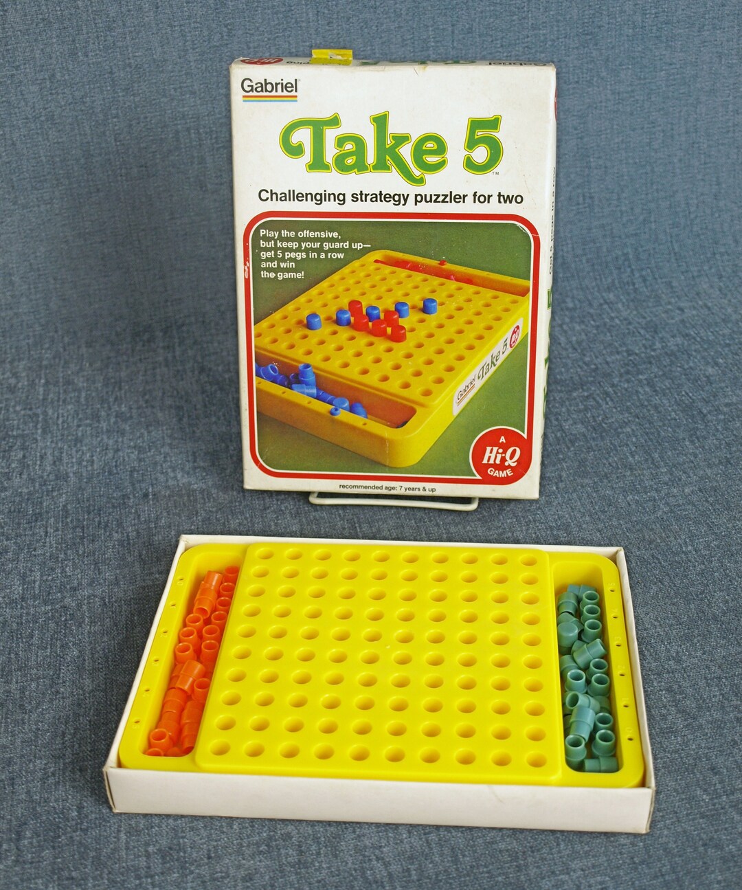 Vintage Gabriel Brothers Take 5 Strategy Puzzle Board Game No. 77452 ...