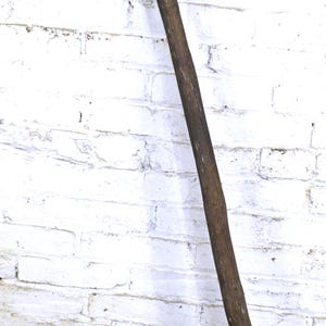 RARE Antique 18th Century Blacksmith Forged Iron Digging Hoe W/ Carved ...