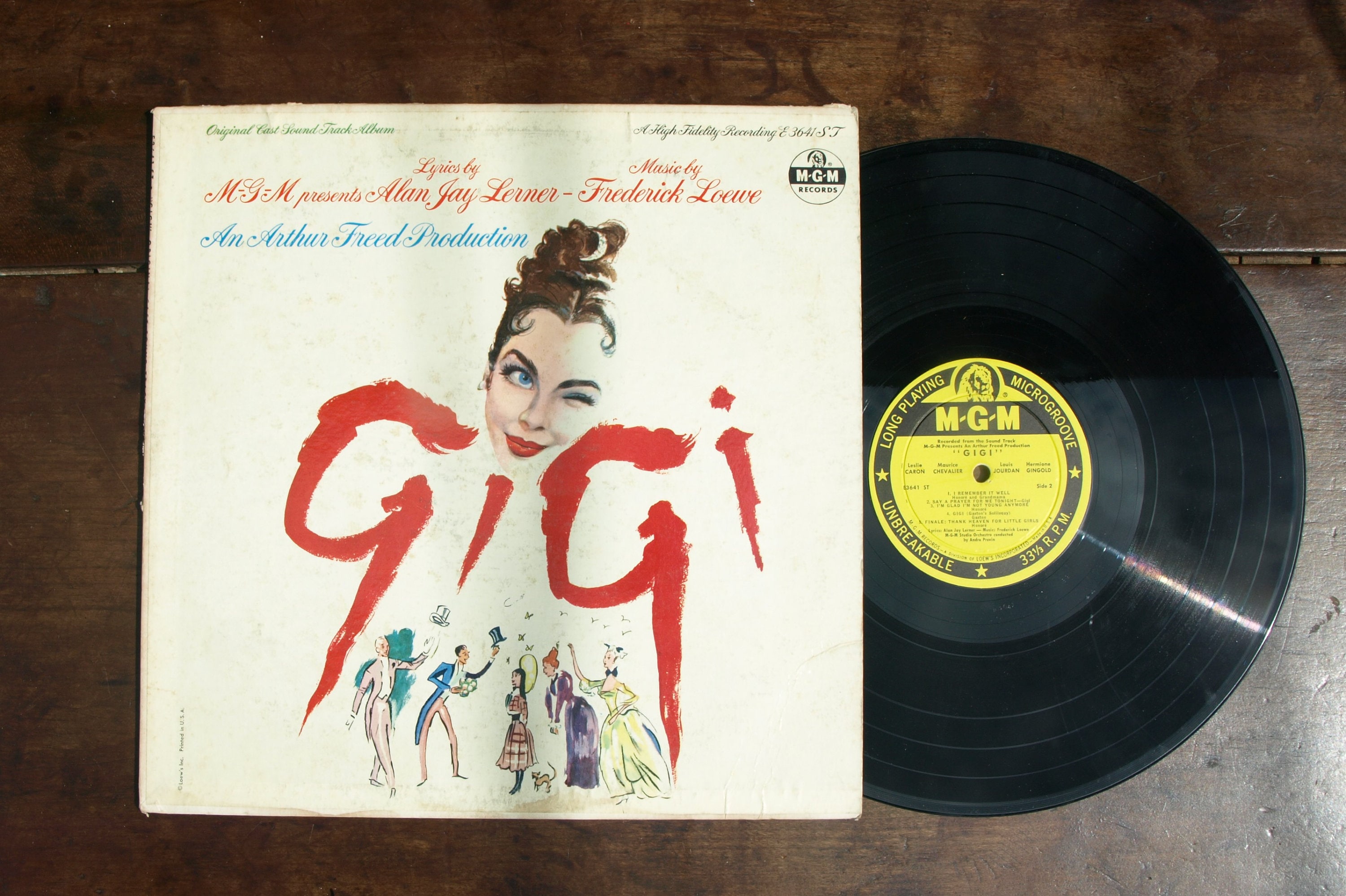 Gigi the Original Cast Sound Track Album High Fidelity - Etsy