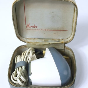 Vintage Norelco Electric Speed Shaver Deluxe in Original Case, Circa ...