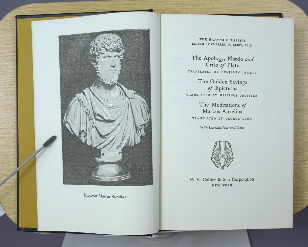 Plato, Epictetus, Marcus Aurelius Collier & Sons the Harvard Classics ...