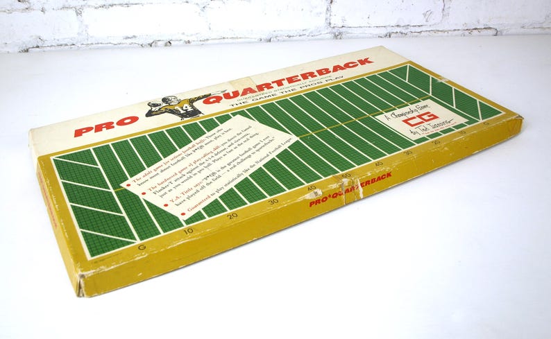Vintage Pro Quarterback by Championship Games Circa 1965 - Original Box ...