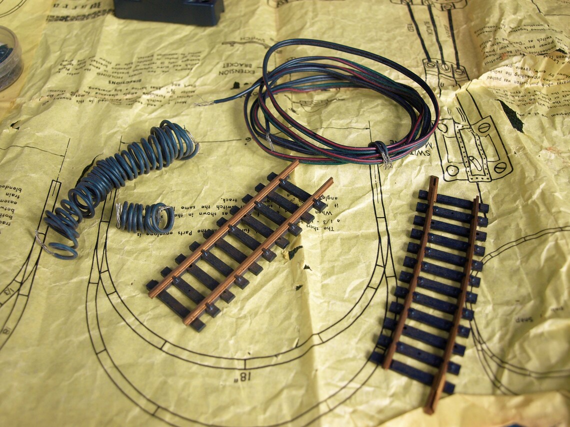 Vintage Railroad Train Set Switch Controls Tracks Mainline | Etsy