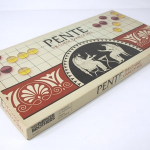 Vintage Pente Board Game by Parker Brothers Circa 1984 Good Condition ...