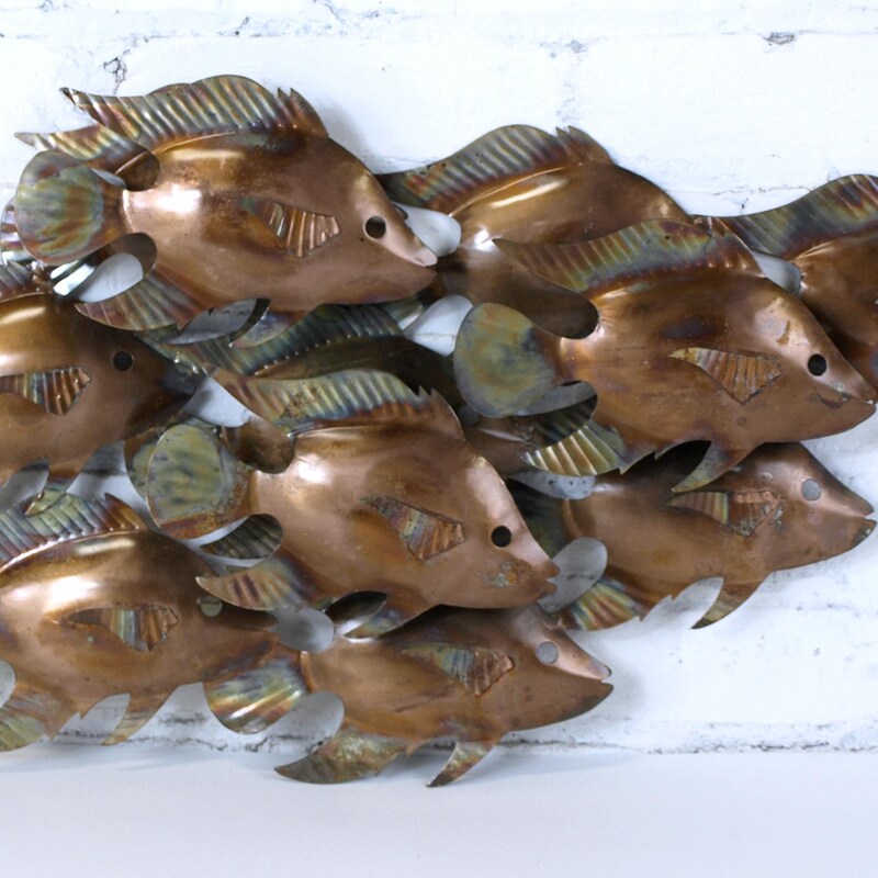 Metal Fish Sculpture - Etsy
