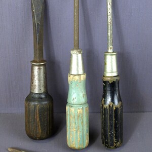 Vintage Stanley Hurwood Screwdriver Lot Including RARE 1/2" No 52 Full ...