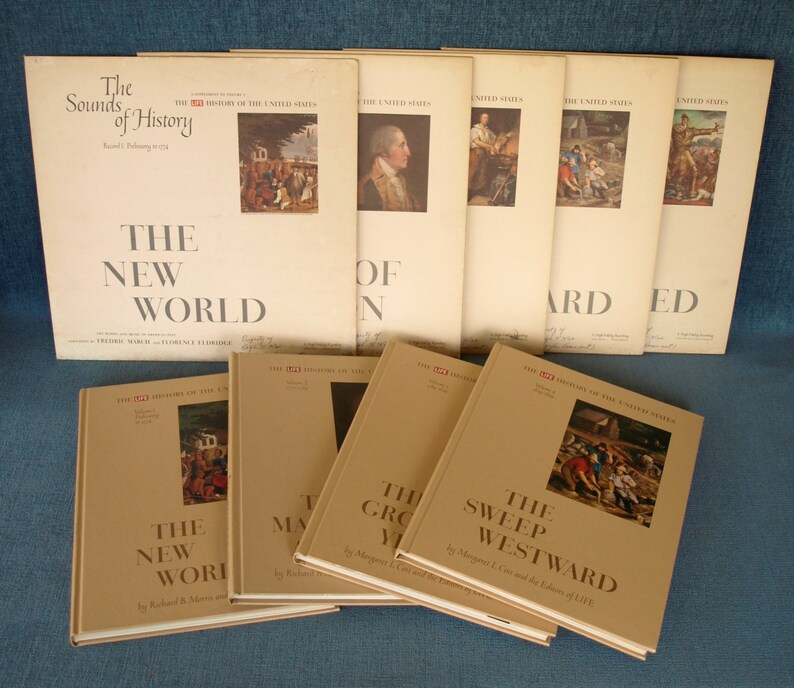 Vintage 1963 Time Life History of the United States and 4 - Etsy