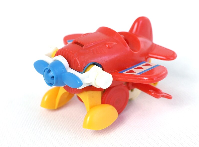 Vintage Pilot Smurf Wind-up Airplane, Made by PAYO Circa 1982 - Key ...