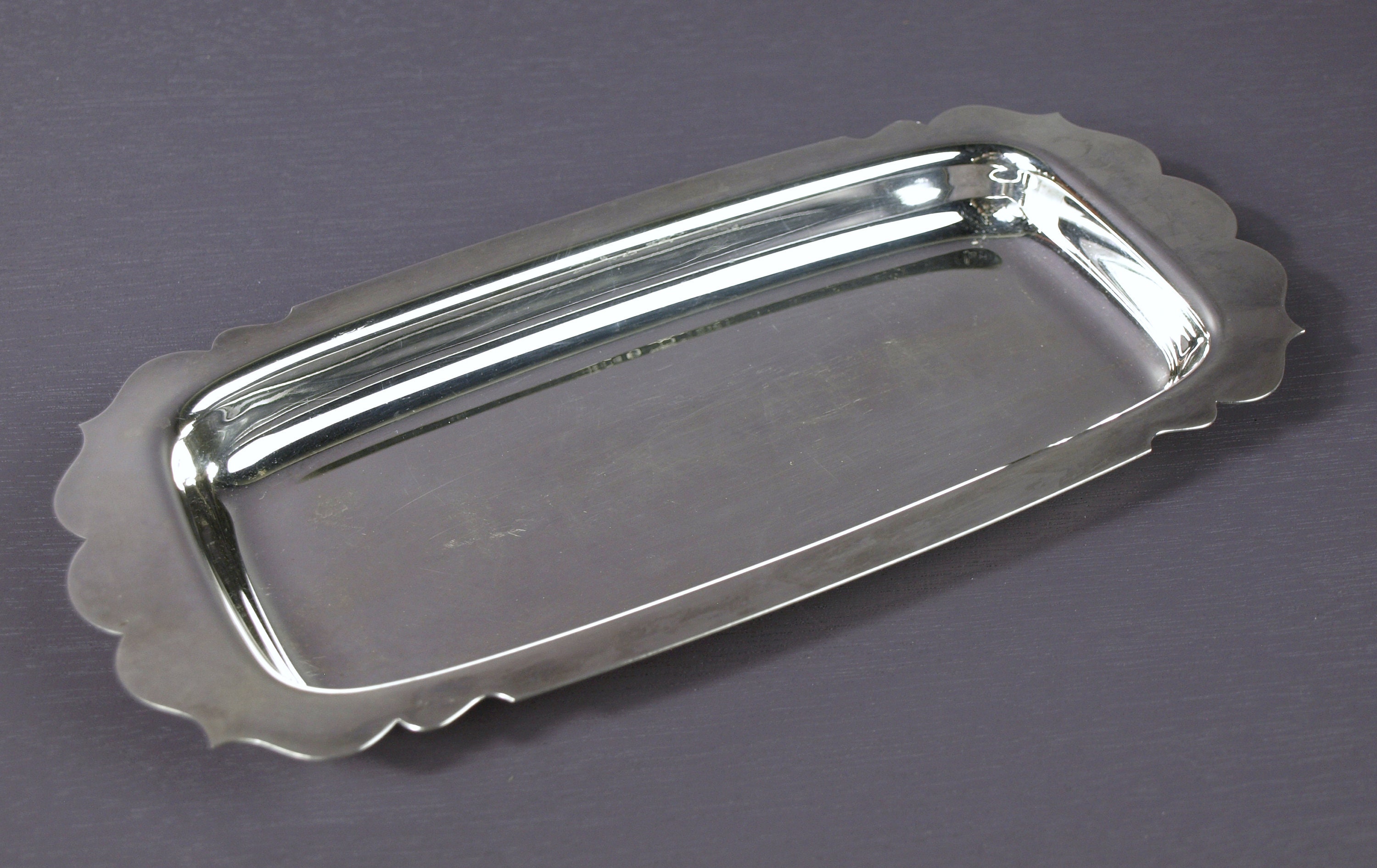 Mid Century WM ROGERS Silverplate Appetizer Tray, Circa 1950 ...