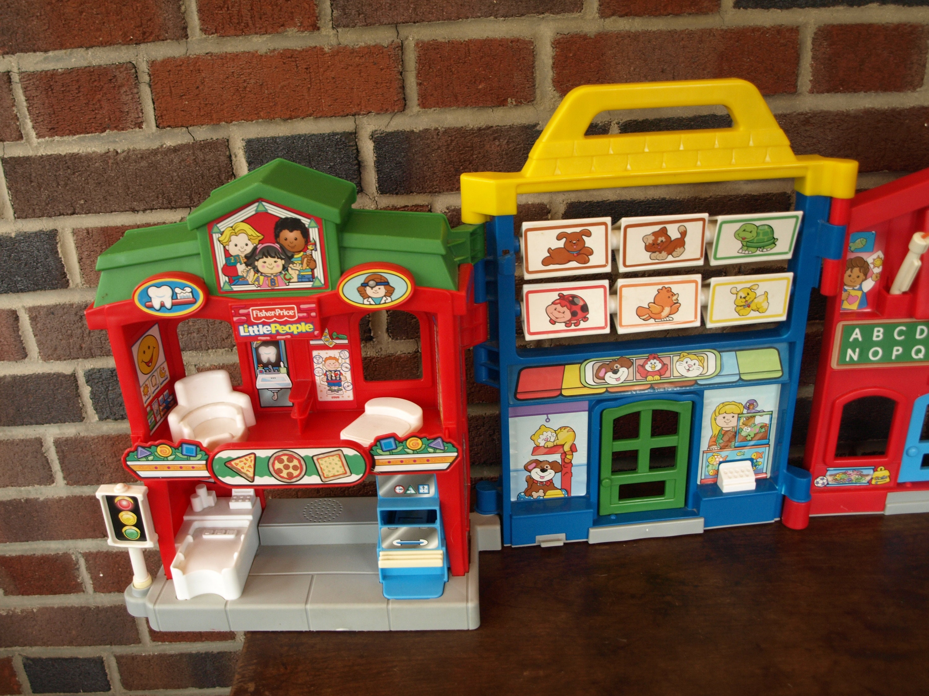 Fisher Price Little People On the Go Learn About Town Play Set | Etsy