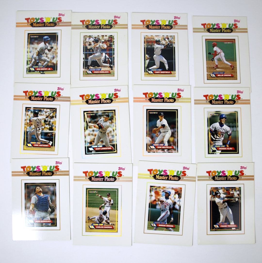 Vintage Topps / Toys "r" Us Master Photo Collection of 12 "young Star ...