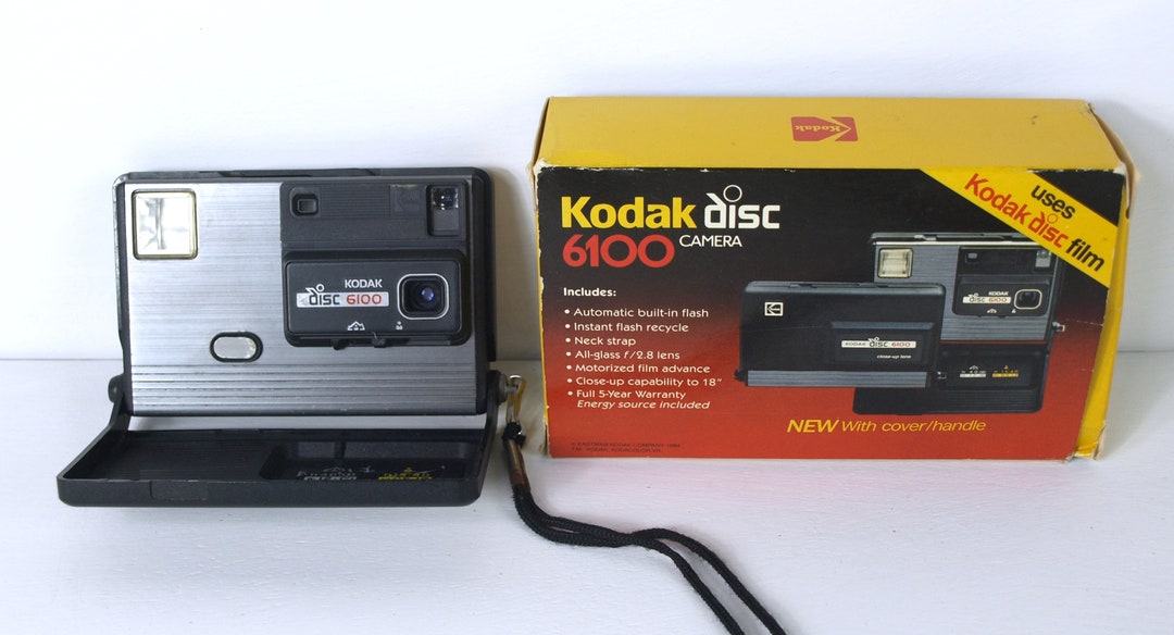 Vintage Kodak Disc 6100 Camera W/ Original Box, Circa 1984 - Very Good ...