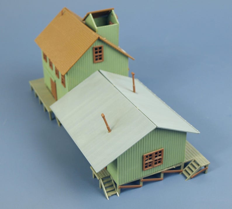 Vintage Tyco Freight Station HO Scale Plastic Railroad Express Company ...