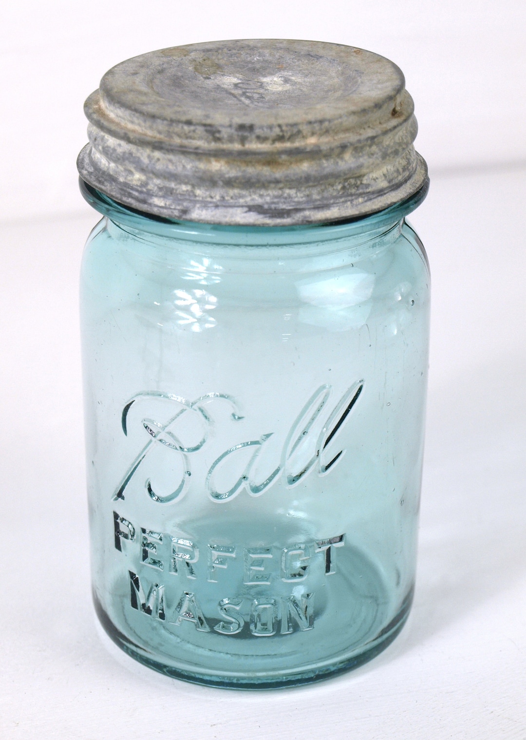 Ball Perfect Mason Jar, Vintage Circa 1923-1933 Ball Mason Pint Canning ...