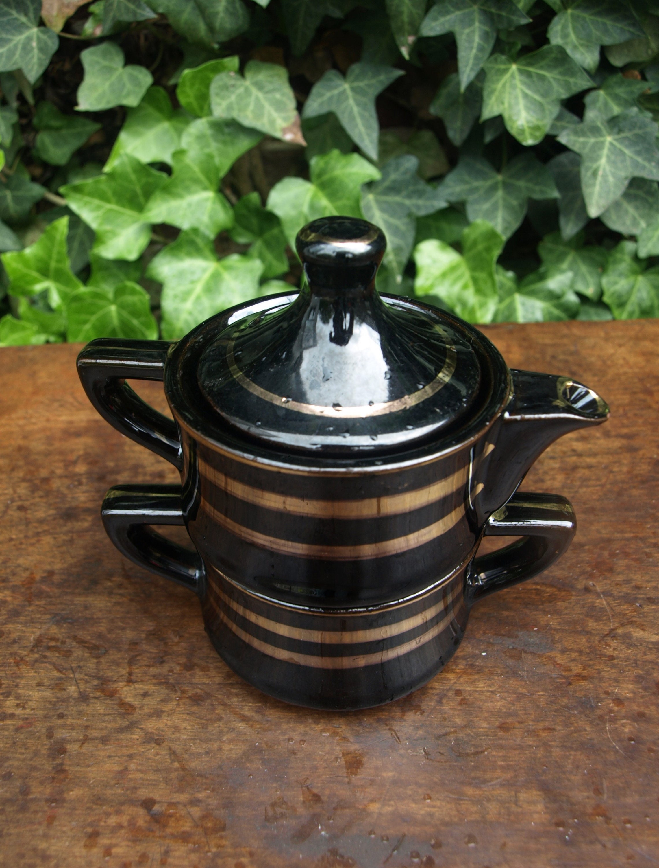 Vintage Japanese Japan Redware Stoneware Stackable - Etsy Israel