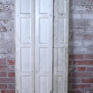 Antique Architectural Salvage, Narrow Shutter Panel Group - 2 Shutters ...