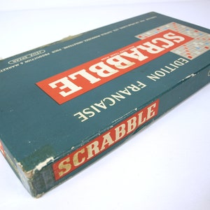 Vintage Francaise Scrabble French Edition Circa 1955 Complete Game Set ...