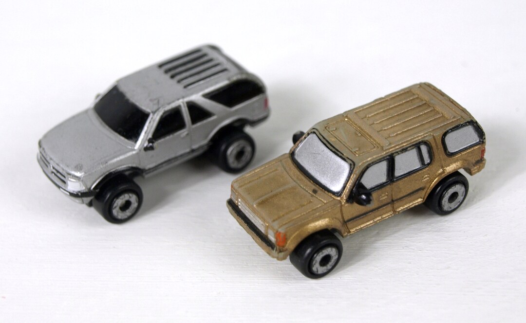 Vintage 1994 Micro Machine SUV Vehicles Ford Explorer and Chevy Blazer ...