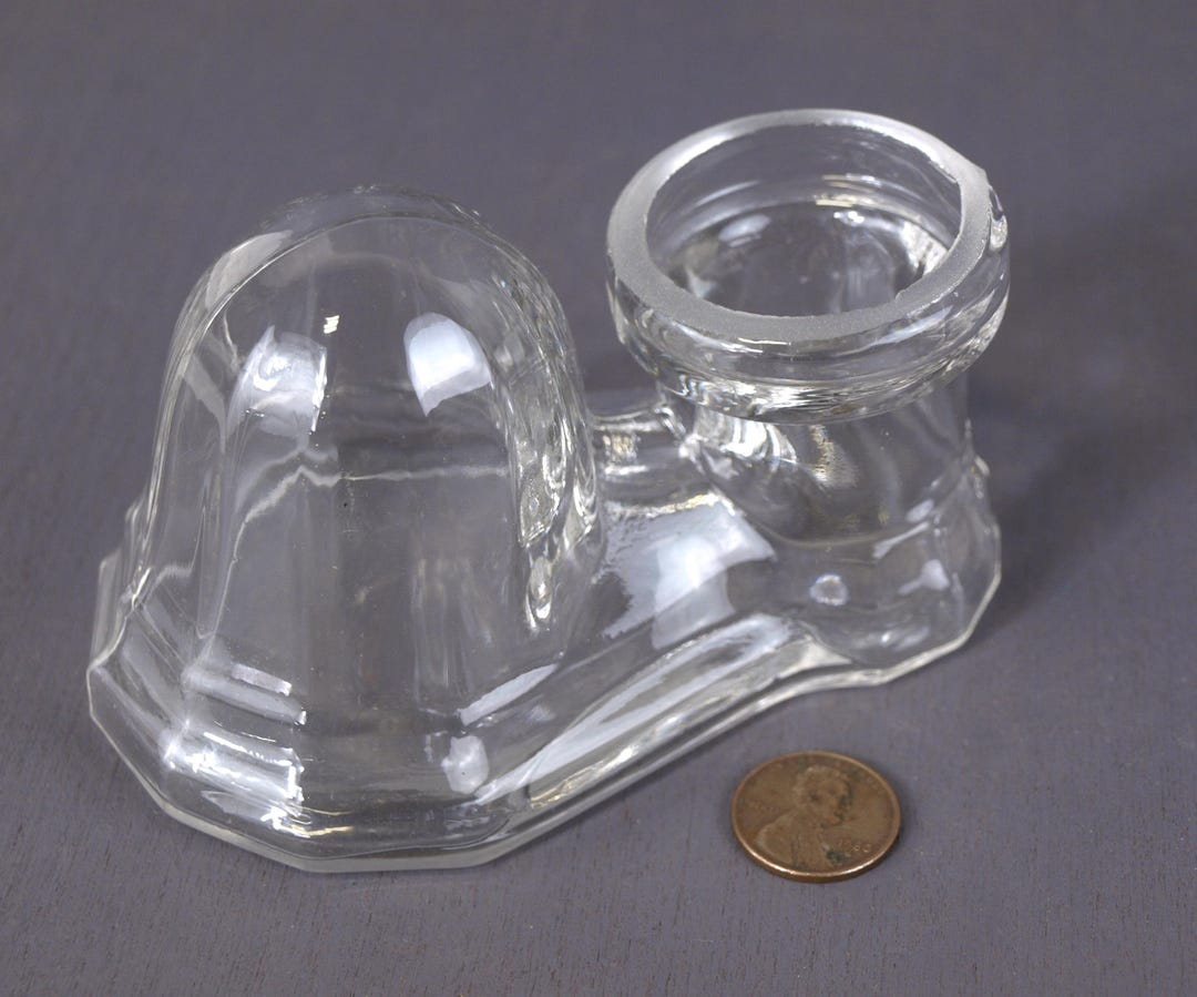 Antique Morgan's Igloo and Spout Aka Beehive Glass Inkwell Circa 1800's ...
