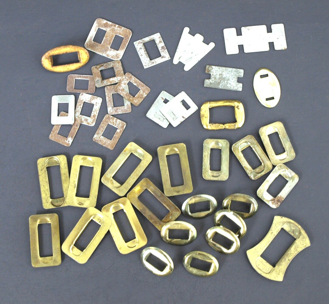 Vintage Mixed Lot of Oval & Rectangular Escutcheon Plates for Switches ...