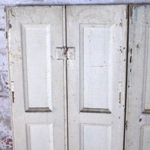Antique Architectural Salvage, Narrow Shutter Panel Group - 2 Shutters ...