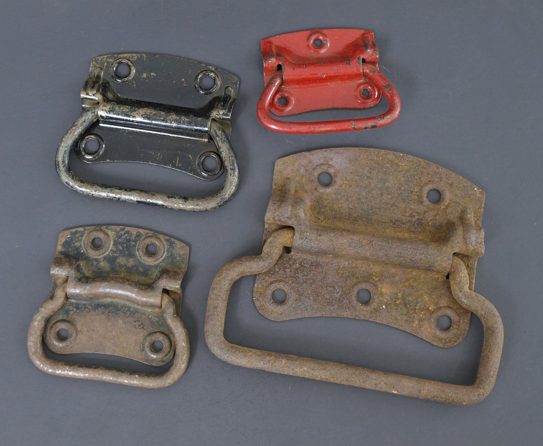 Vintage Trunk or Industrial Handles, Variety of Sizes - Iron Handles ...
