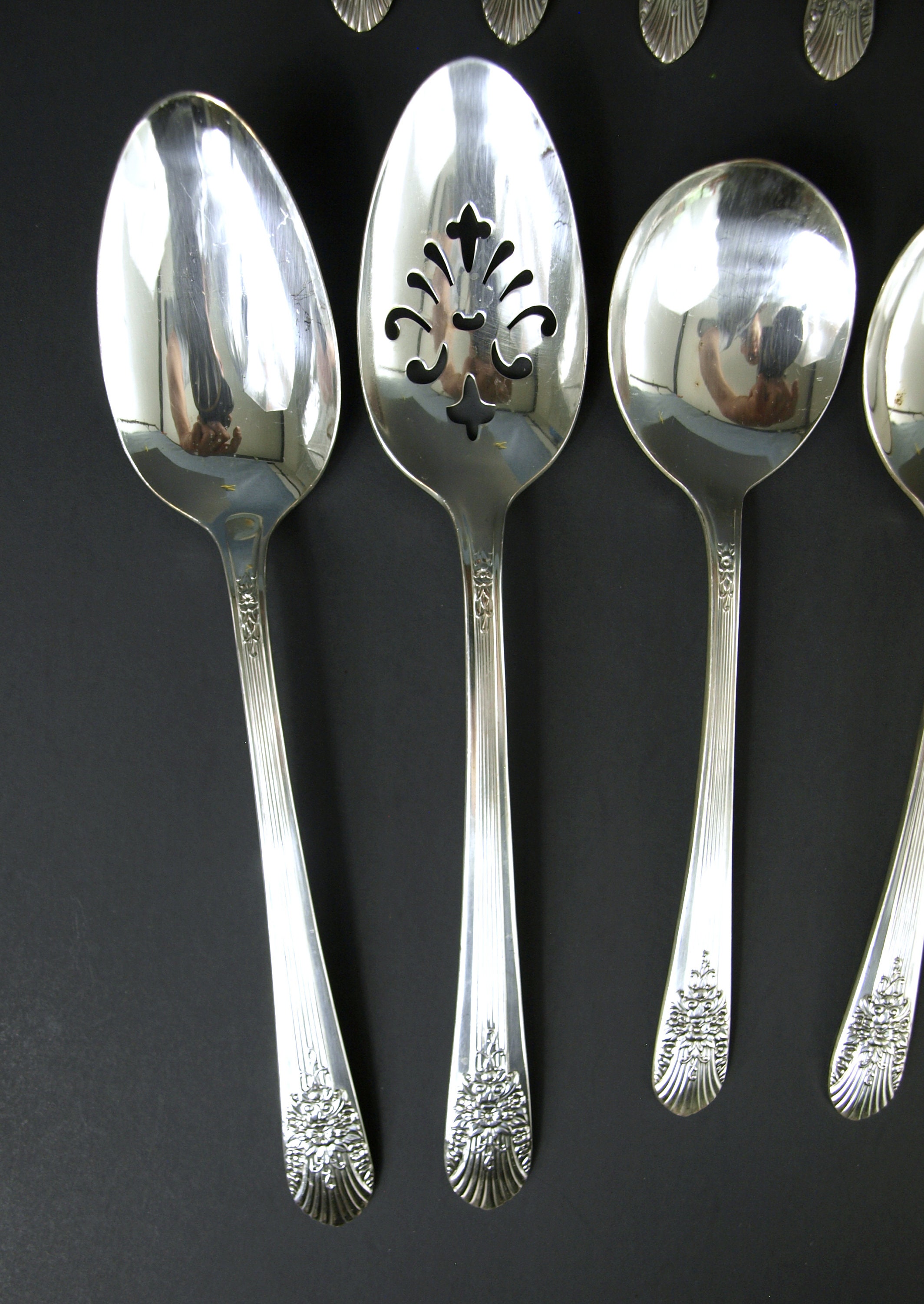 Vintage Mid Century Lot Wm. Rogers Silver Plated Flatware 6 - Etsy