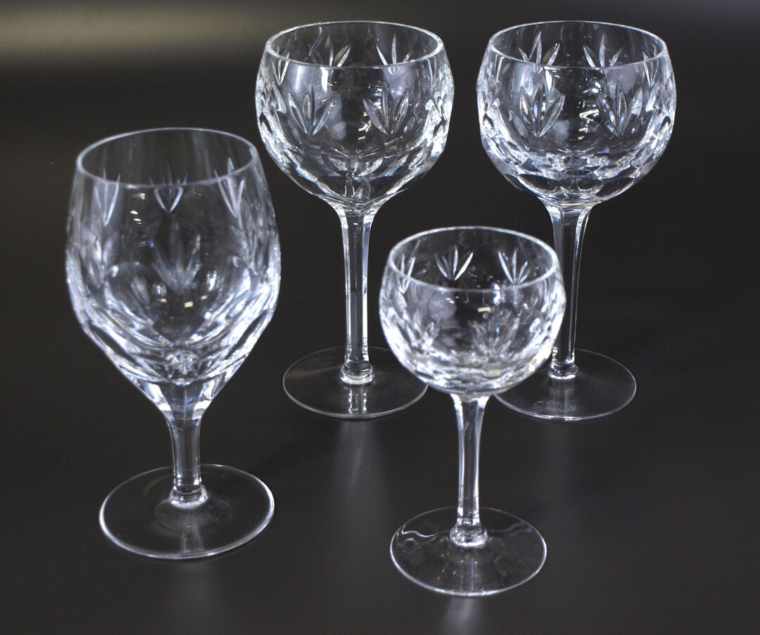Vintage Gorham Crystal Stemware in Bamberg Pattern, Circa 1970's ...