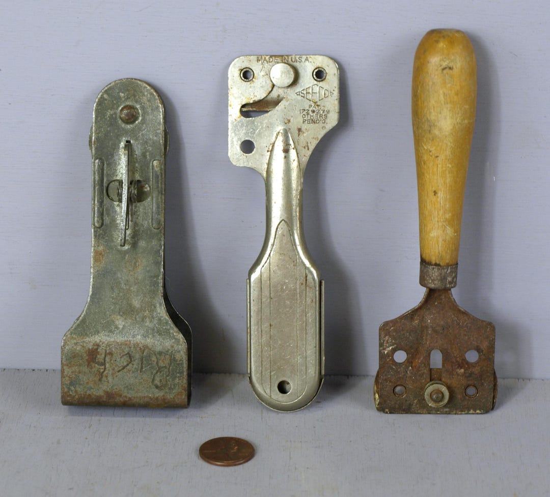 Vintage Lot of 4 Muti Purpose Scrapers From KD Tools, Seeco, Mcgill MP ...