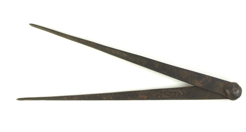 Vintage / Antique Iron Dividers or Calipers, Unbranded | Engineering ...