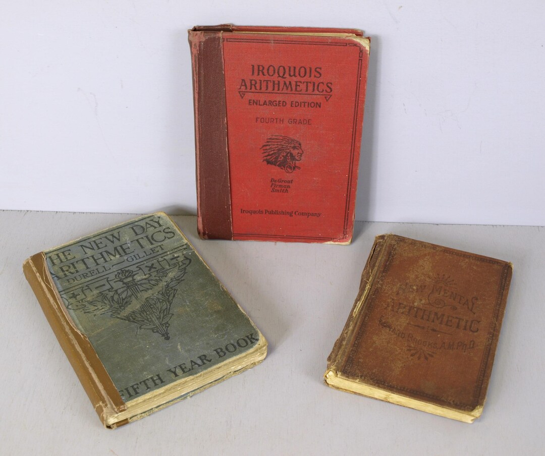 Antique / Vintage Mathematics Textbooks for Elementary School Students ...