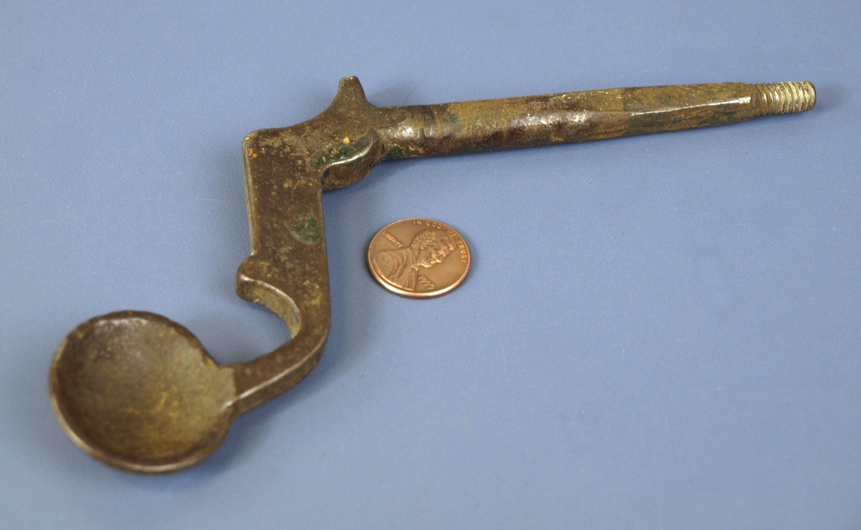 Antique Primitive Hand Forged Iron Paddle / Spoon Latch for Doors - Etsy
