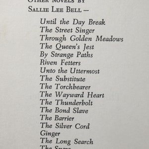 Vintage Book, "the Last Surrender" by Sallie Lee Bell - 1st Edition by ...