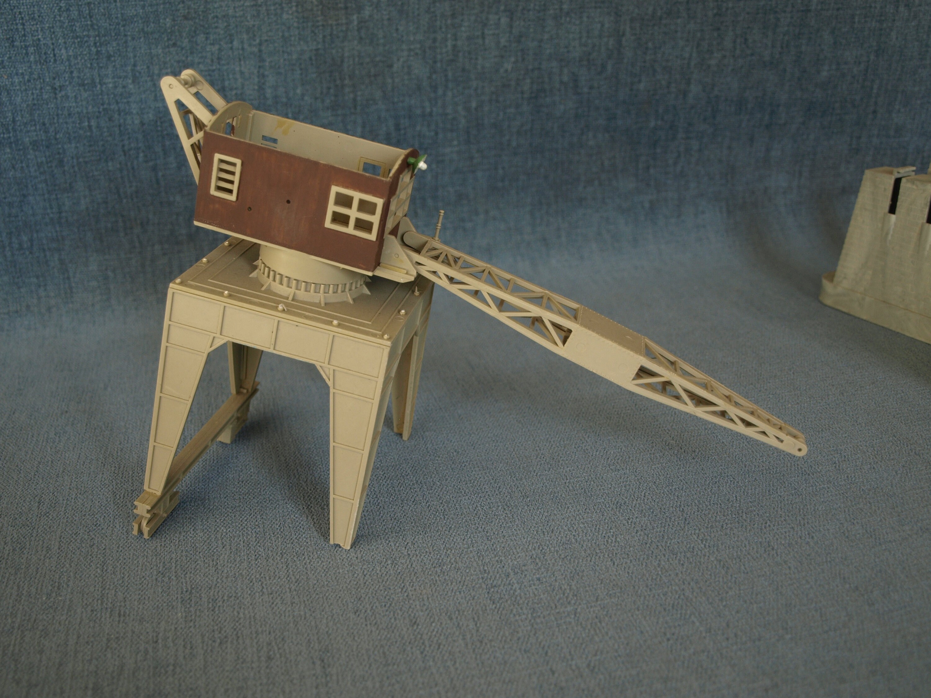 Vintage Plastic Train Set Miniature Bridge Pylons Crane and - Etsy