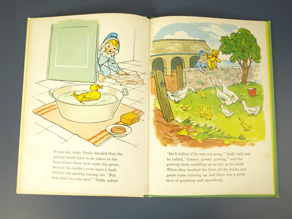 Vintage Andy Pandy's New Pet by Maria Bird - Illustrated by Matvyn ...