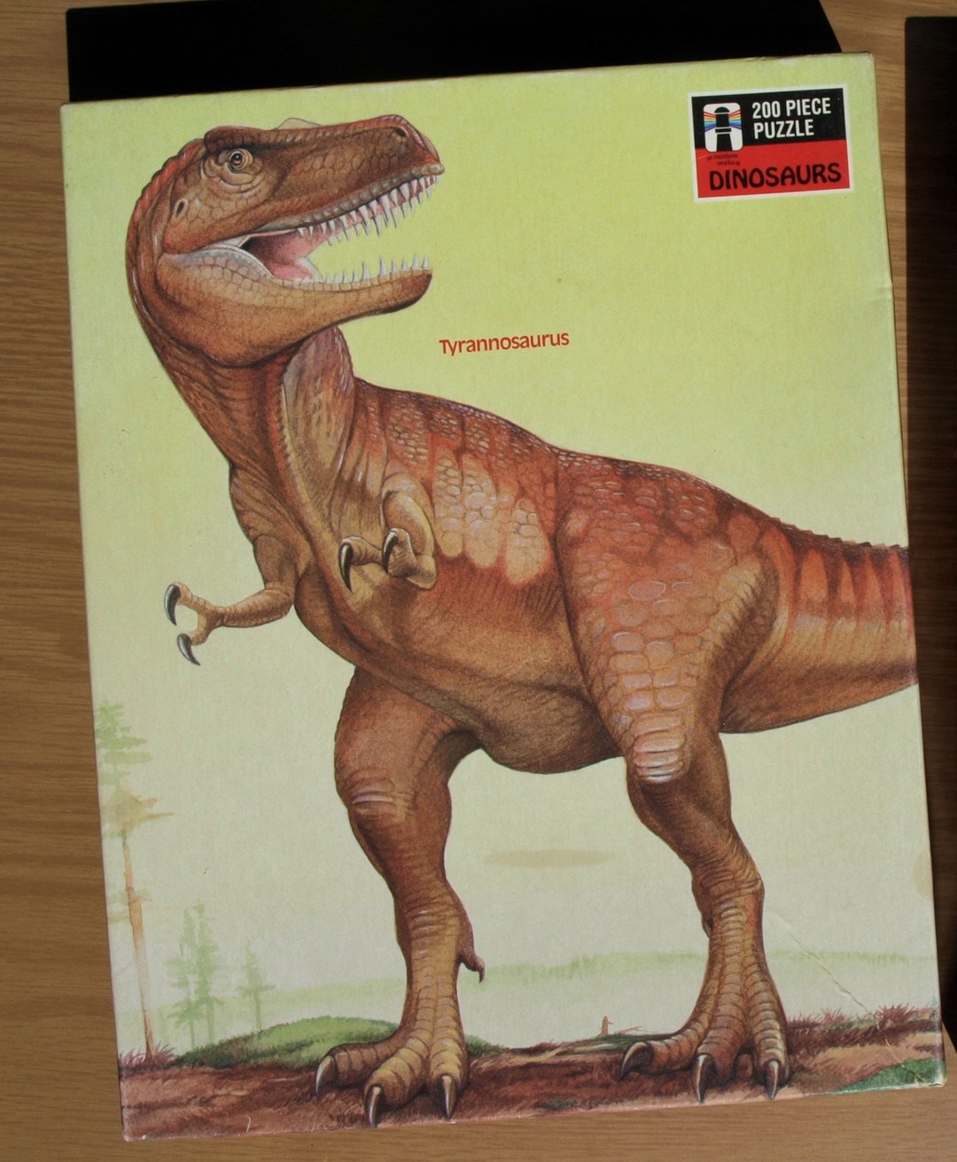 Vintage Dinosaur Puzzle W Tyrannosaurus Rex by Christopher Santoro ...